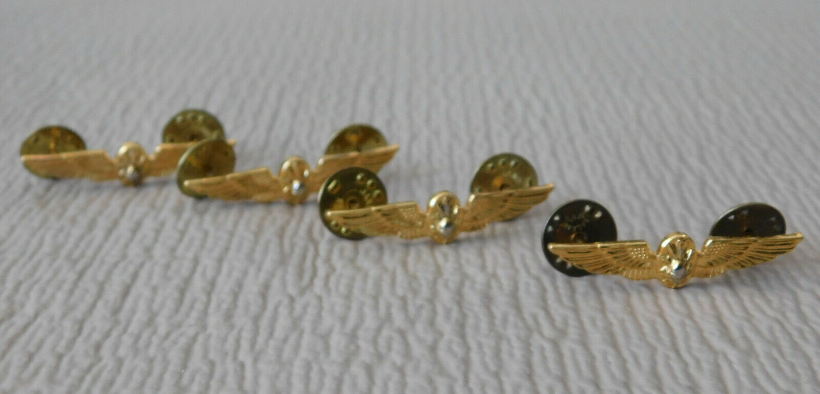 Navy Flight Surgeon Pins, Wings Leaf Acorn, 1/20 10k Gold Filled, Set ...