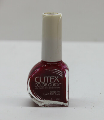 RARE - Vintage Bottle Cutex Color Quick Nail Polish, Burgundy Blaze #42 ...