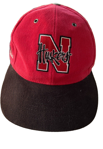 Adidas Nebraska Cornhuskers Red Hat Cap with Strap Buckle | eBay