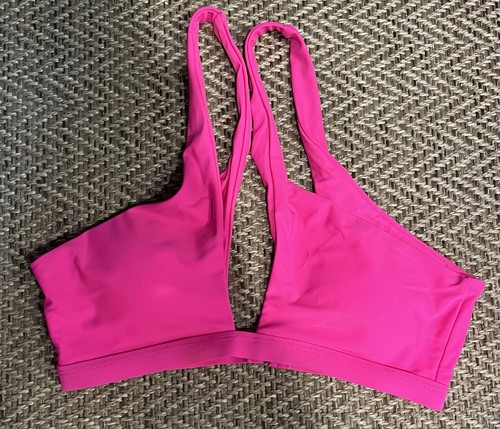 PRE-OWNED WOMEN'S BIKINI TOP- HOT PINK- SMALL | eBay