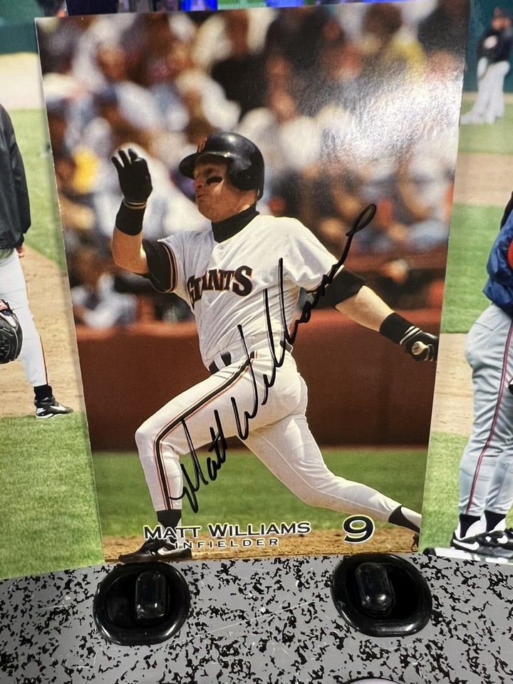 Matt Williams Signed Autographed SF Giants Postcard + 2 Original ...