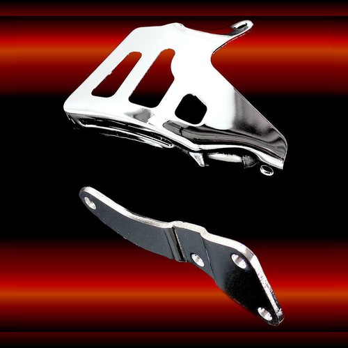 Chrome big block Chevy alternator bracket set for long water pump 396 ...