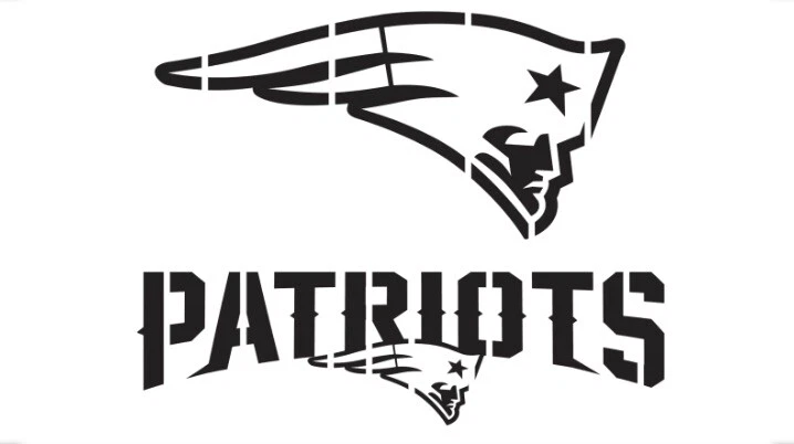 Patriots Logo Stencil