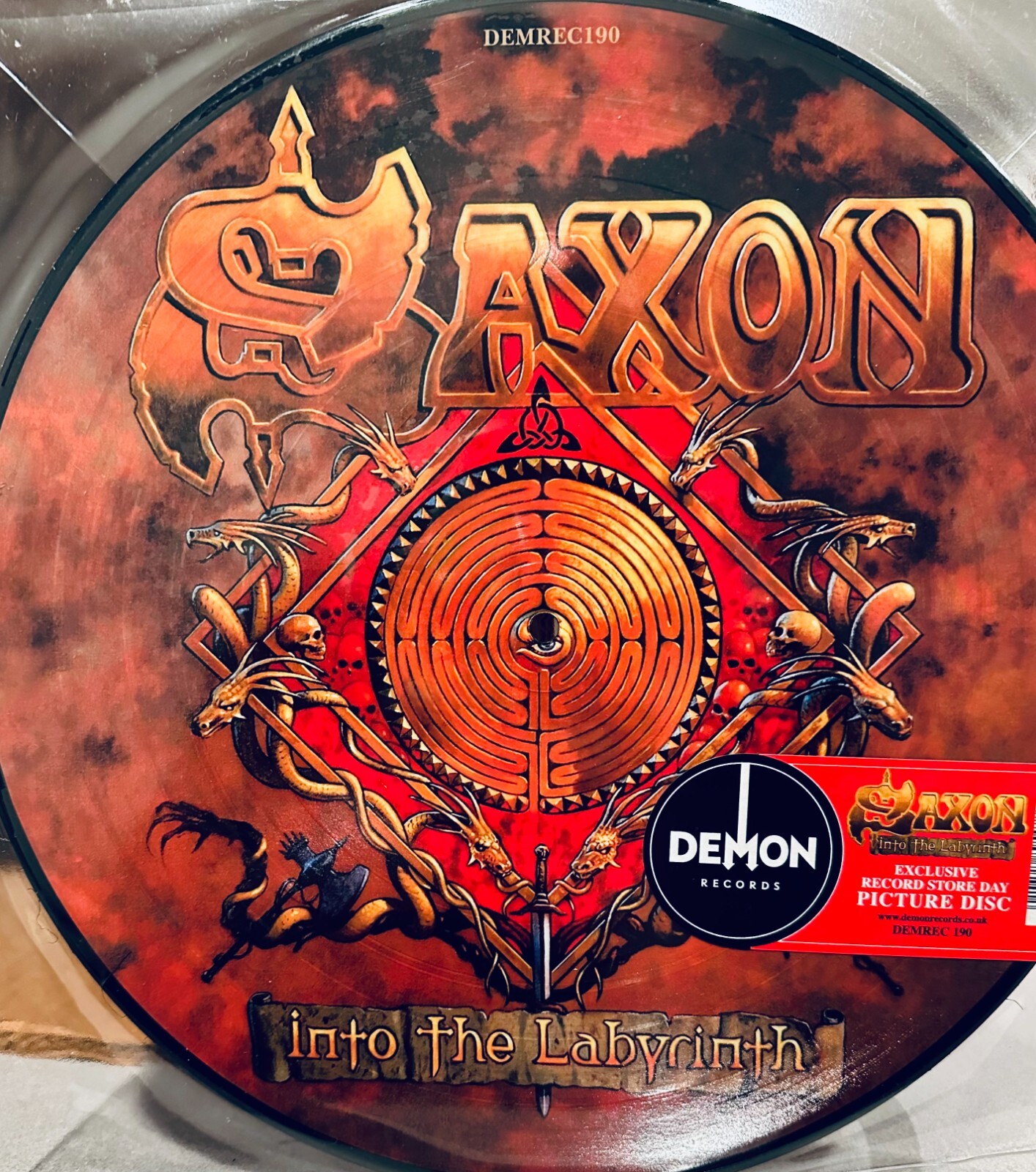 Saxon - Into The Labyrinth Picture Disc Vinyl Record RSD | eBay