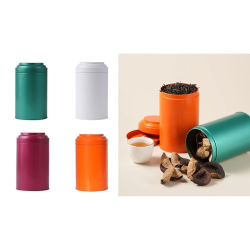 Metal Empty Tins Box Containers Decorative Short Tinplate Bottle Tins ...