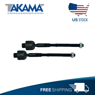 Set Of 2 Inner Tie Rod End Pair For 03-09 TOYOTA 4RUNNER LEXUS GX470 FJ ...