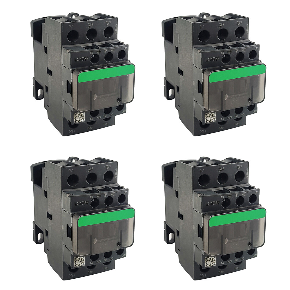 DIN Rail Contactors TeSys Deca LC1D32G7 Contactor - 3 Pole, 32A, 120V ...