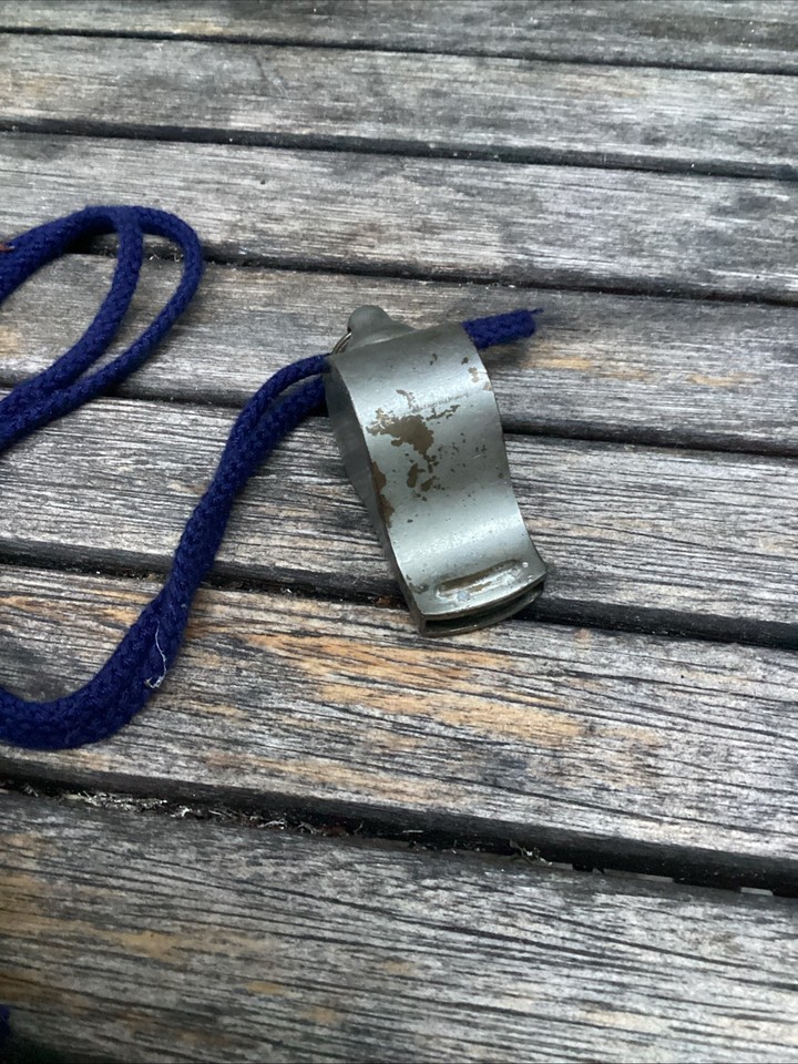 Vintage 20th Cast Metal Century Acme Thunder Whistle On String Made In ...