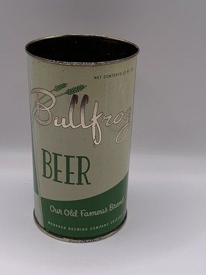 Bullfrog Beer, Flat Top Beer Can Monarch Brewing Co. Chicago, IL | eBay