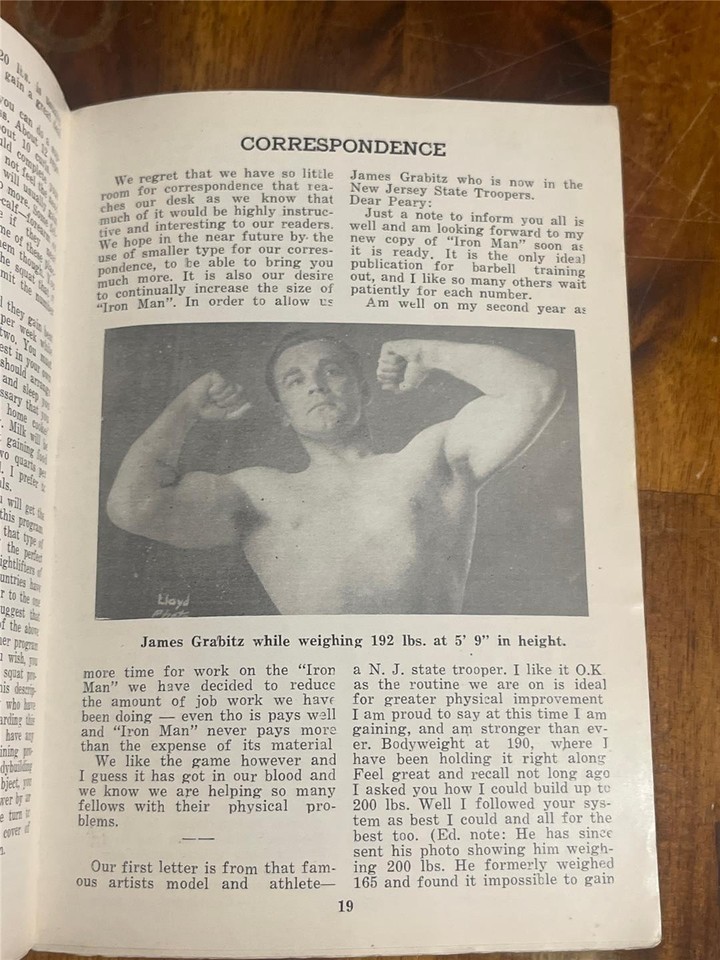 IRONMAN bodybuilding muscle magazine GENE JANTZEN Vol. 5 No. 5 | eBay