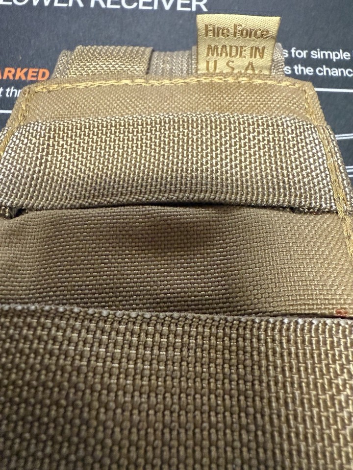 USGI USMC MOLLE II Double Mag Pouch Coyote Brown NSN 8465-01-558-5167 ...