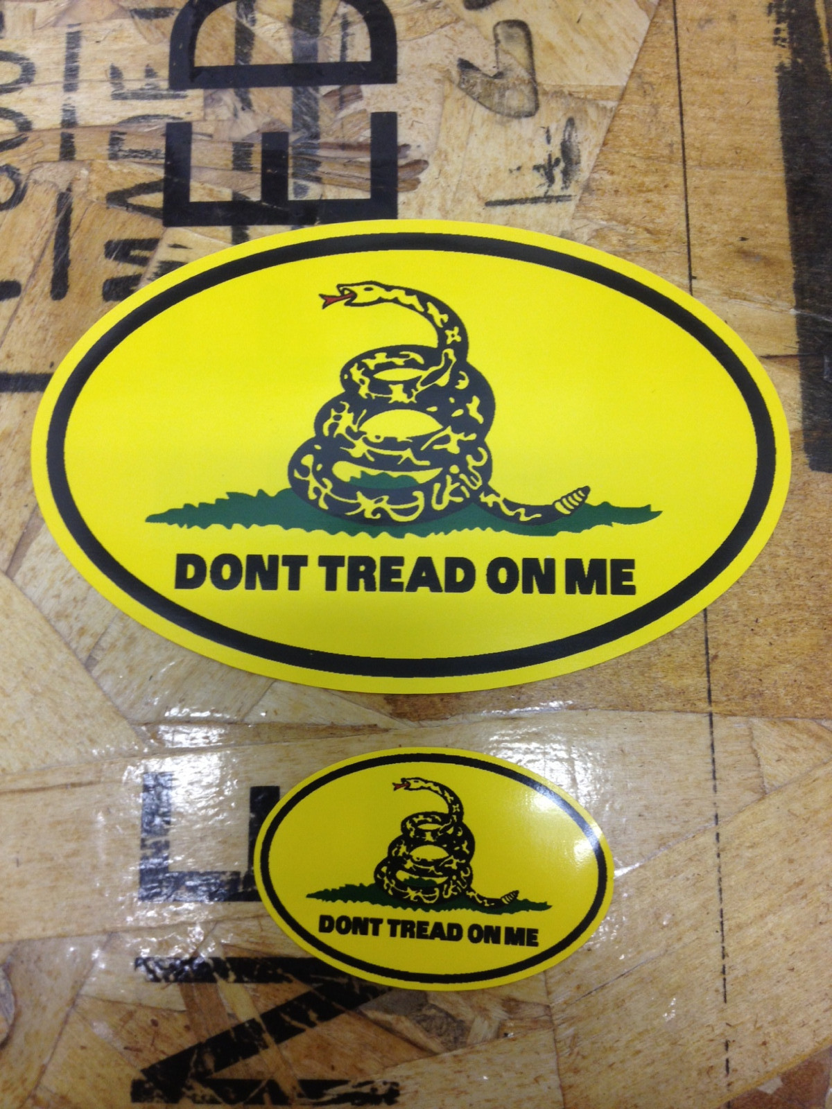 Oval Don't Tread On Me Gadsden Flag Sticker Decal Stickers Car Truck 4 ...