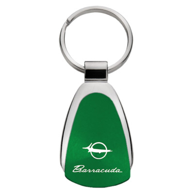 Plymouth Barracuda Green Teardrop Key Chain Logo Key Ring Official ...