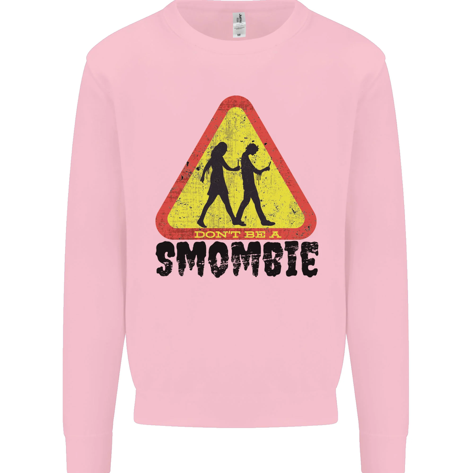 Smombie Antisocial Phone Smartphone Addict Mens Sweatshirt Jumper | eBay UK
