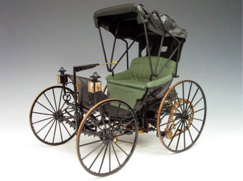Franklin/Danbury mint 1:8 1893 Duryea Horseless carriage Model Classic ...