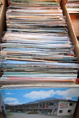 500 POSTCARDS HUGE BOX LOT OF STANDARD CHROME UNITED STATES, POST CARDS ...