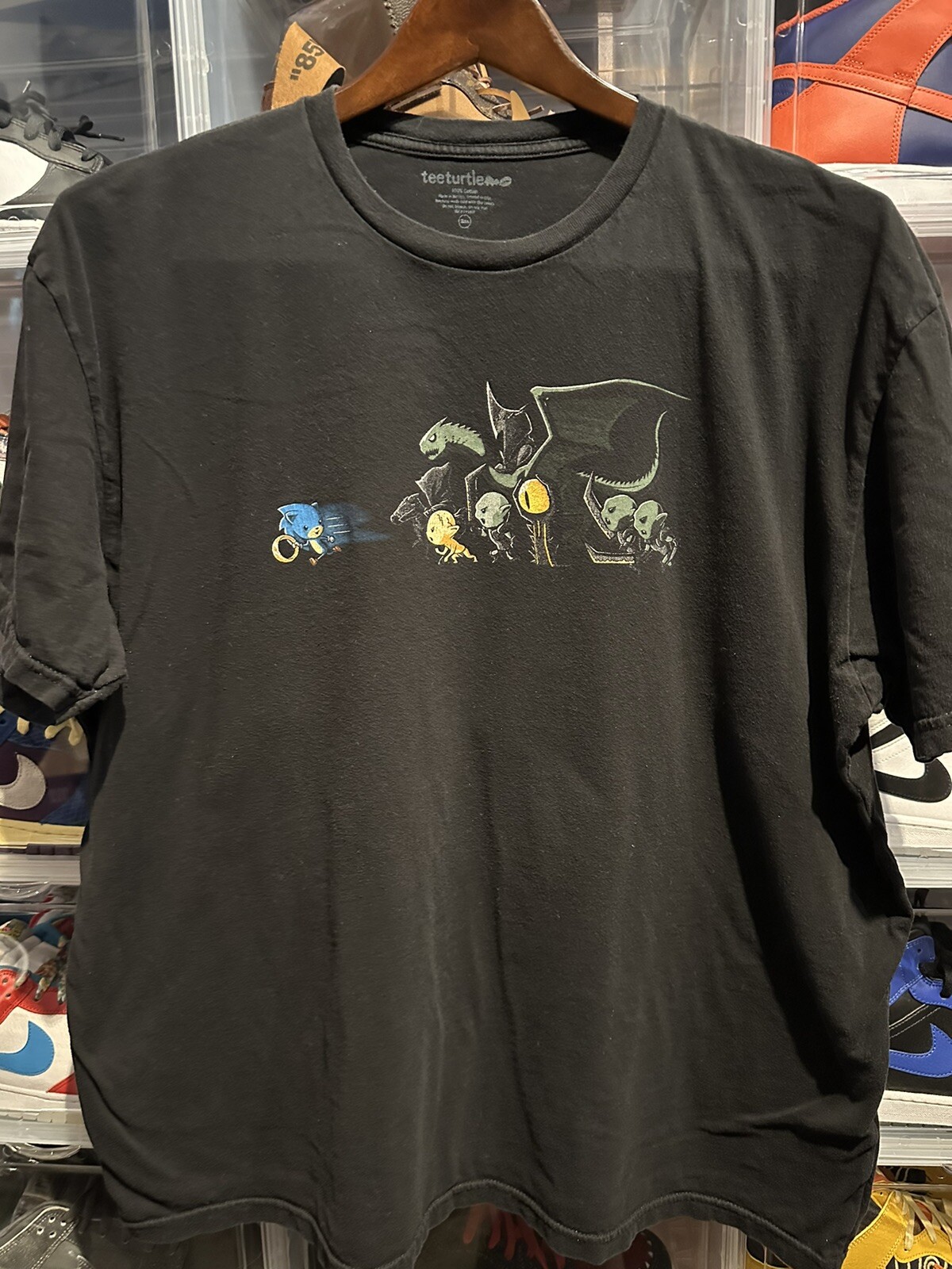 Teeturtle Mens 2XL XXL Sonic The Hedgehog Lord Of The Rings Mashup ...