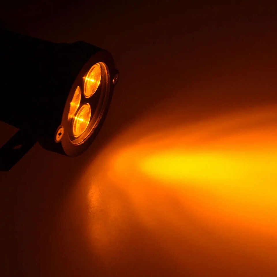 9W Waterproof LED Lawn Lights Garden 12V Landscape Colorful Spot ...