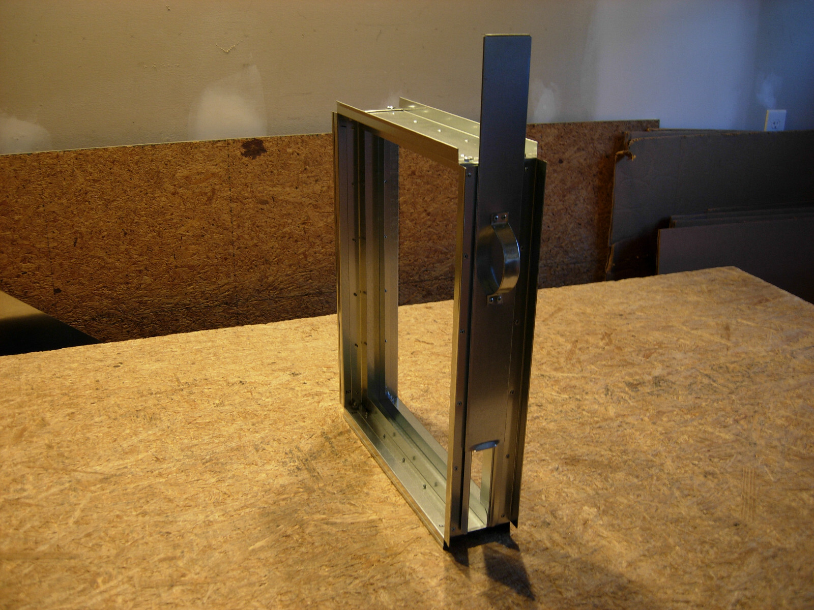 Custom return air filter rack dual flange for filter 14x20x1" ***long ...