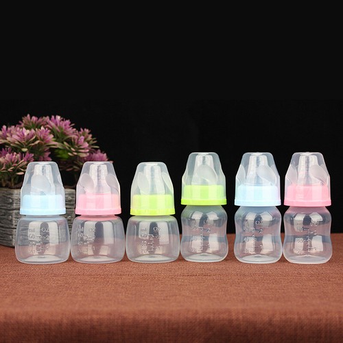 Newborn Bottle Baby Liquid Juice Feeding Bottle Food Grade Infant Neck ...