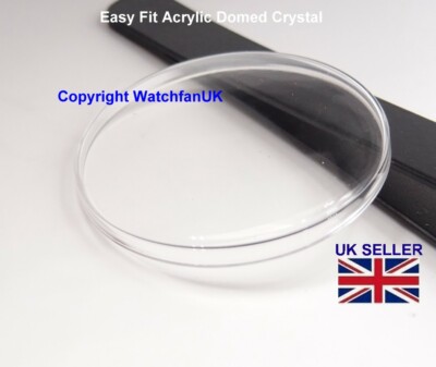 Acrylic Low Domed Easy Fit Crystal For Popular Seiko Watches | eBay
