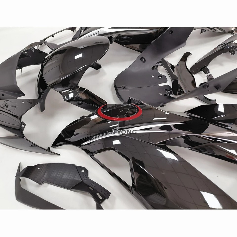 Glossy Black Fairing Kit For Kawasaki Ninja ZX6R 2013-2018 636 ...