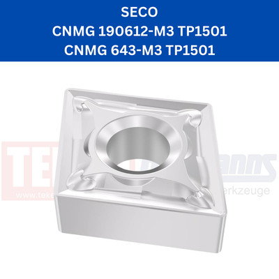 10 x SECO CNMG 643-M3 TP1501 for STEEL | eBay