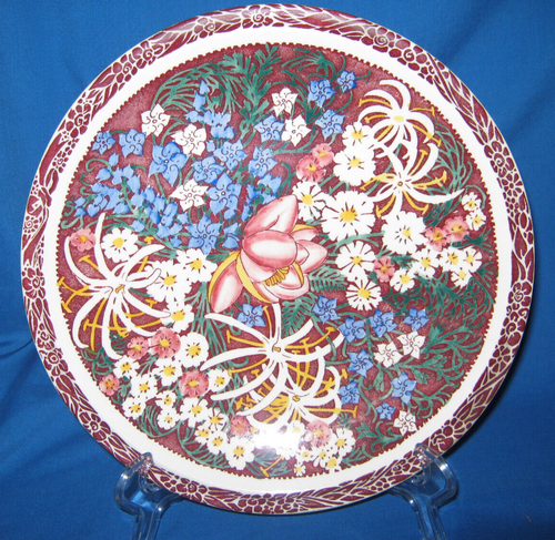 Vtg Hawaii Aloha Don Blanding *Lei Lani* 9 3/8" Dinner Plate Vernon ...