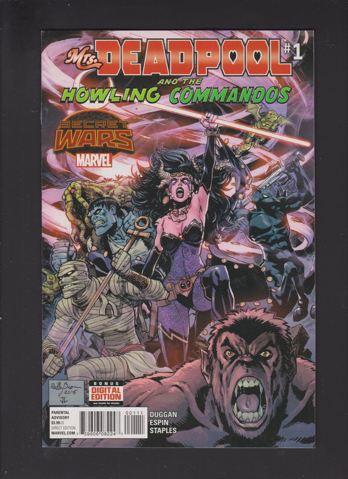 Mrs. Deadpool and the Howling Commandos Comic 1 Cover A Reilly Brown ...