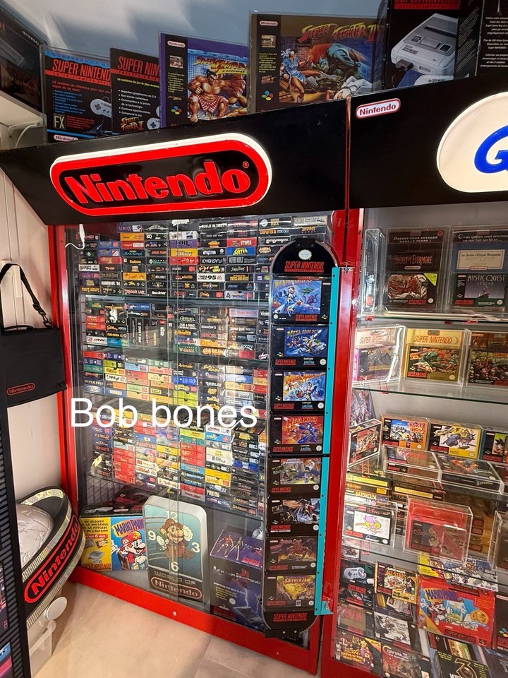 Extraordinary Collection NINTENDO NES SNES GAMEBOY KIOSK DISPLAY | eBay