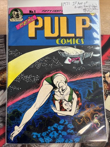 Real PULP Comics #1 - 1971 Print Mint Underground Comix 1st Zippy The ...