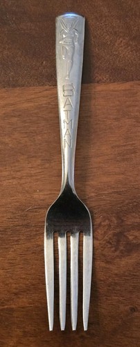 Vintage Stainless 1966 Batman Fork By Imperial Premium 5.75 inch Rare ...