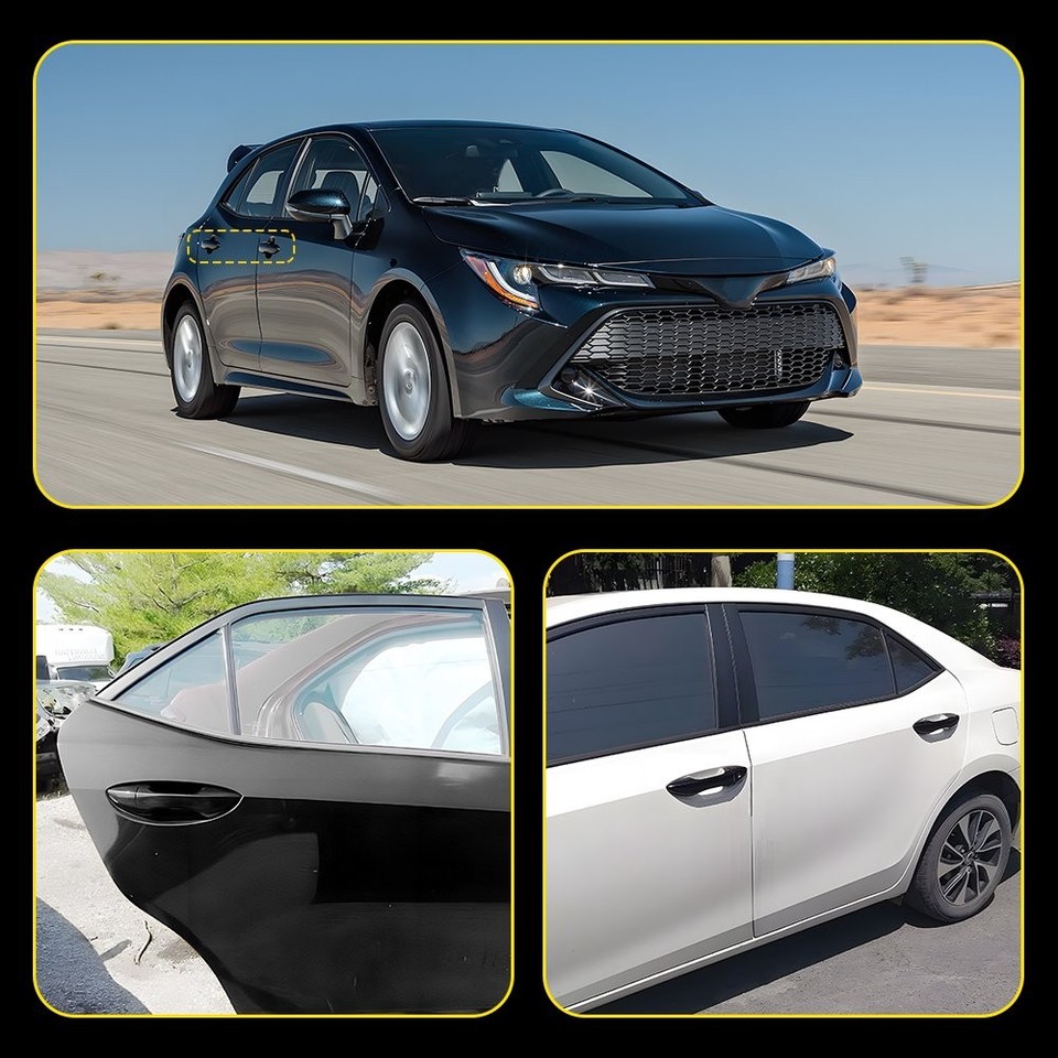 4Pcs Car Outside Exterior Door Handle Front+Rear For Toyota Corolla ...