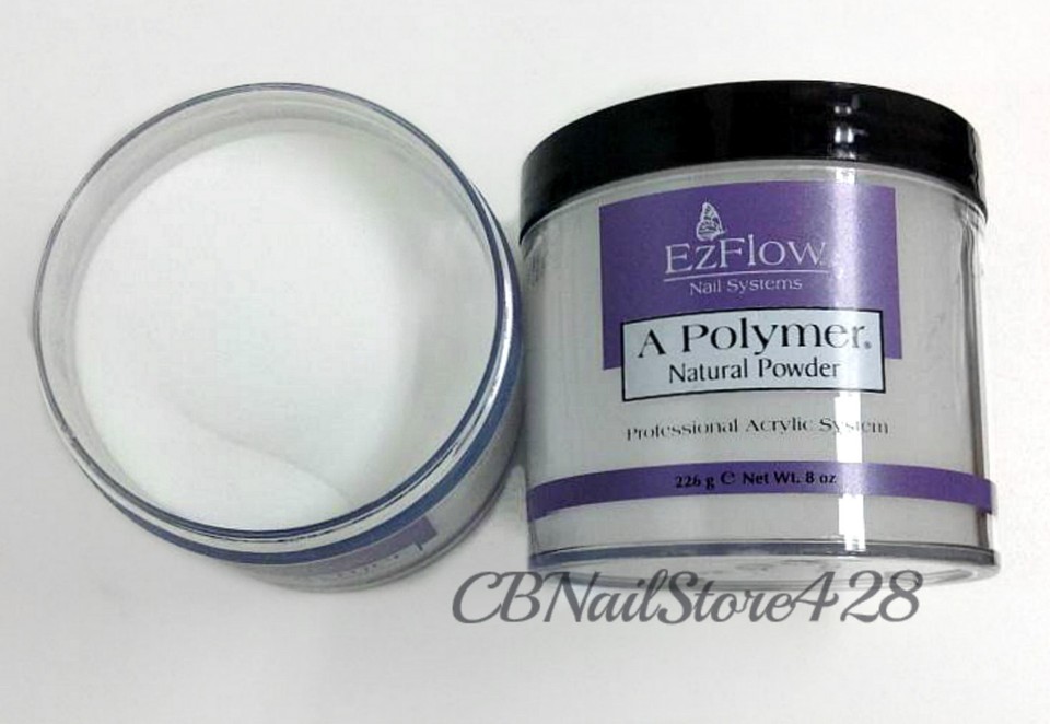 Ezflow - New- A Polymer Acrylic Nail Powder 8oz/226g - Pick any color ...