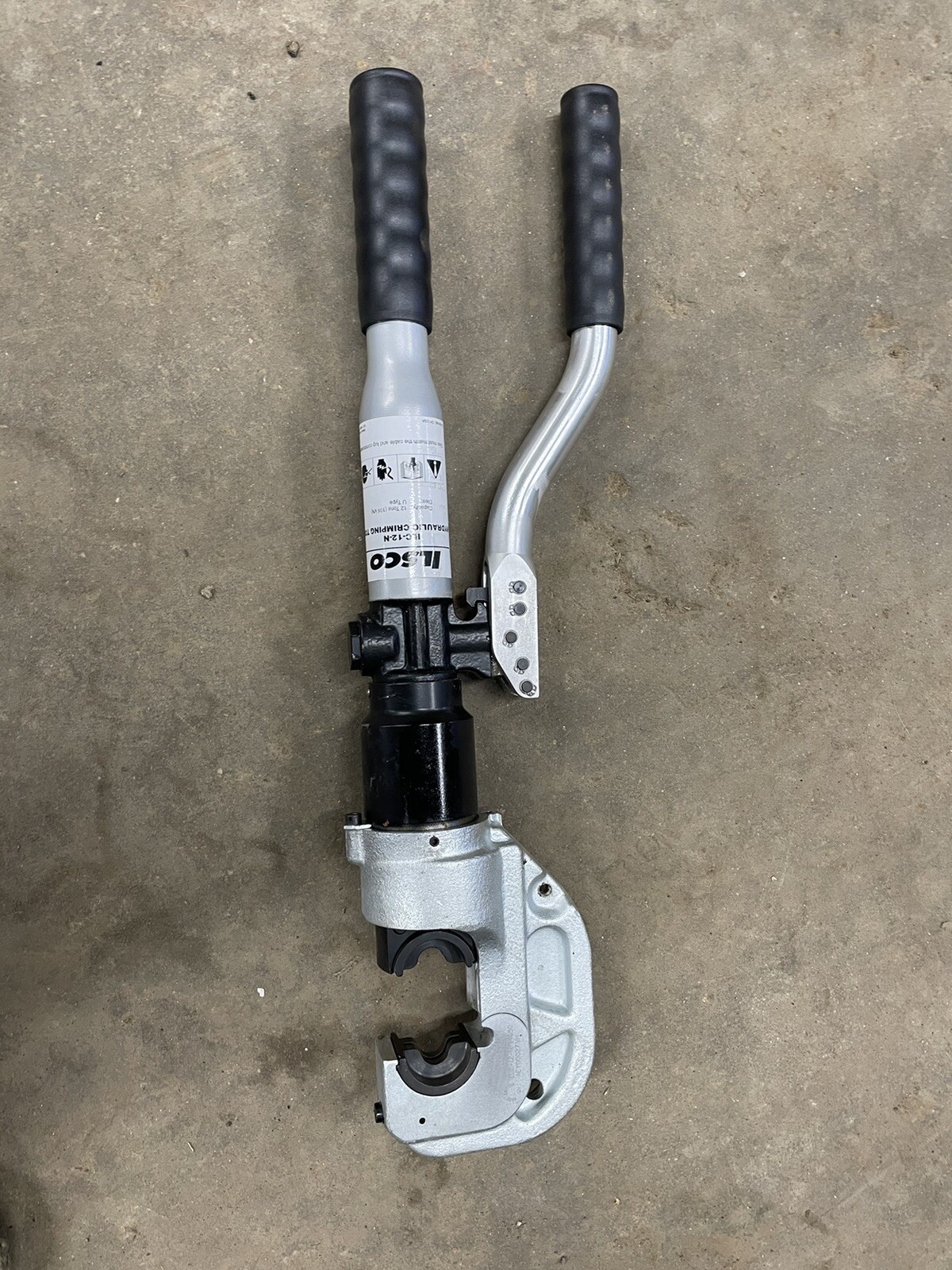 Ilsco Hydraulic U Die Crimp Tool; 12 ton ILC-12-N U Type 12 Tons | eBay