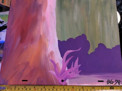 Animation cel BACKGROUND production art cels anime hanna used cels tv ...