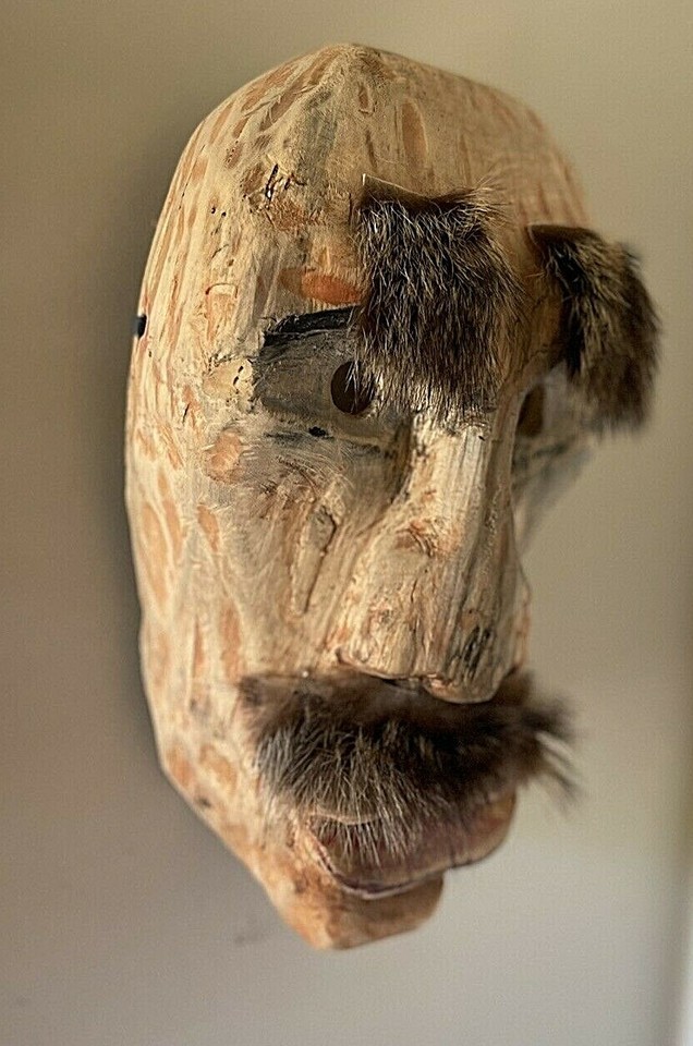 Cherokee Booger Mask Replica #7 European. Buckeye.Hand Carved.Made to ...