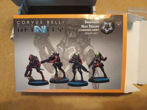 Corvus Belli Infinity Combined Army Shasvastii Nox Troops Box | eBay UK