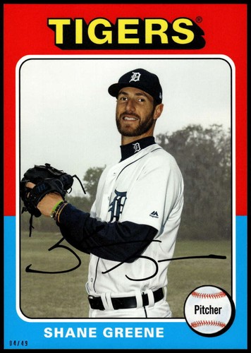 Shane Greene 2019 Topps Archives 5x7 #163 4/49 Tigers | eBay
