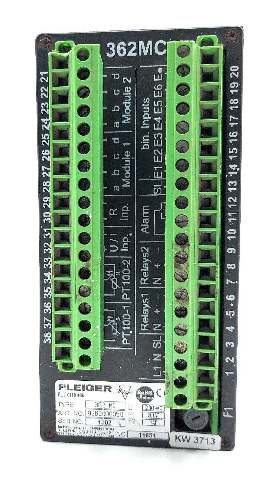 Pleiger 362-MC Multi Functional Universal Pid Powerful Microcontroller 11651 | eBay