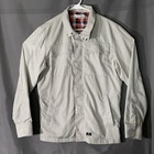 Five Four Jacket Mens L Beige Golf Raincoat Coat Weather Full Zip Water ...