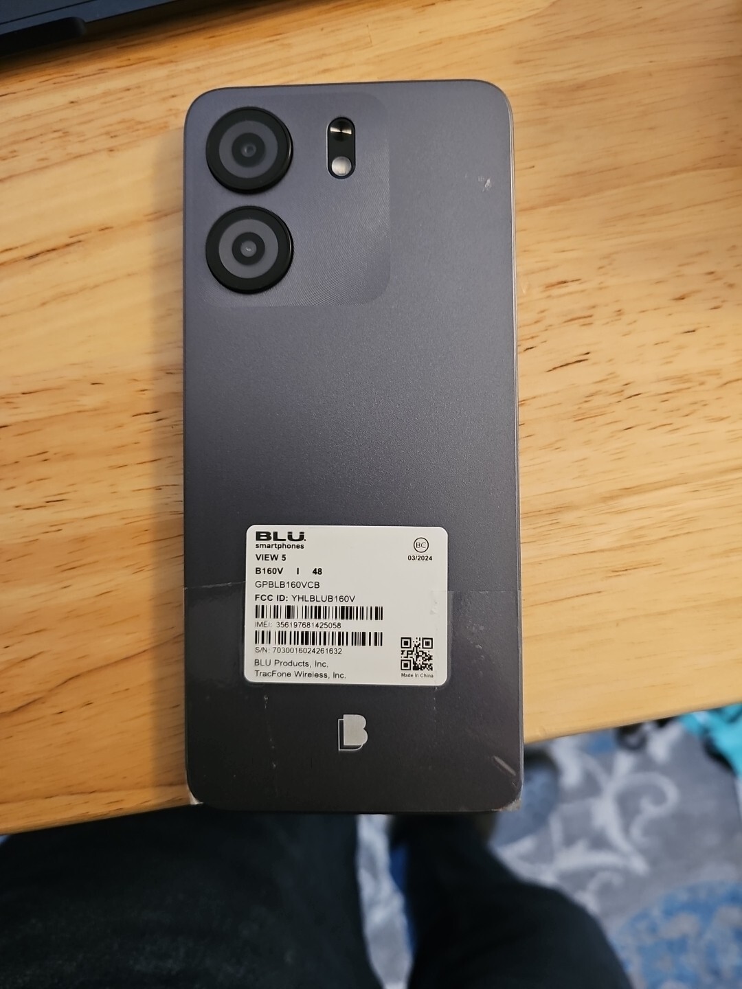 Blu View5 B160v Tracfone Blue | eBay