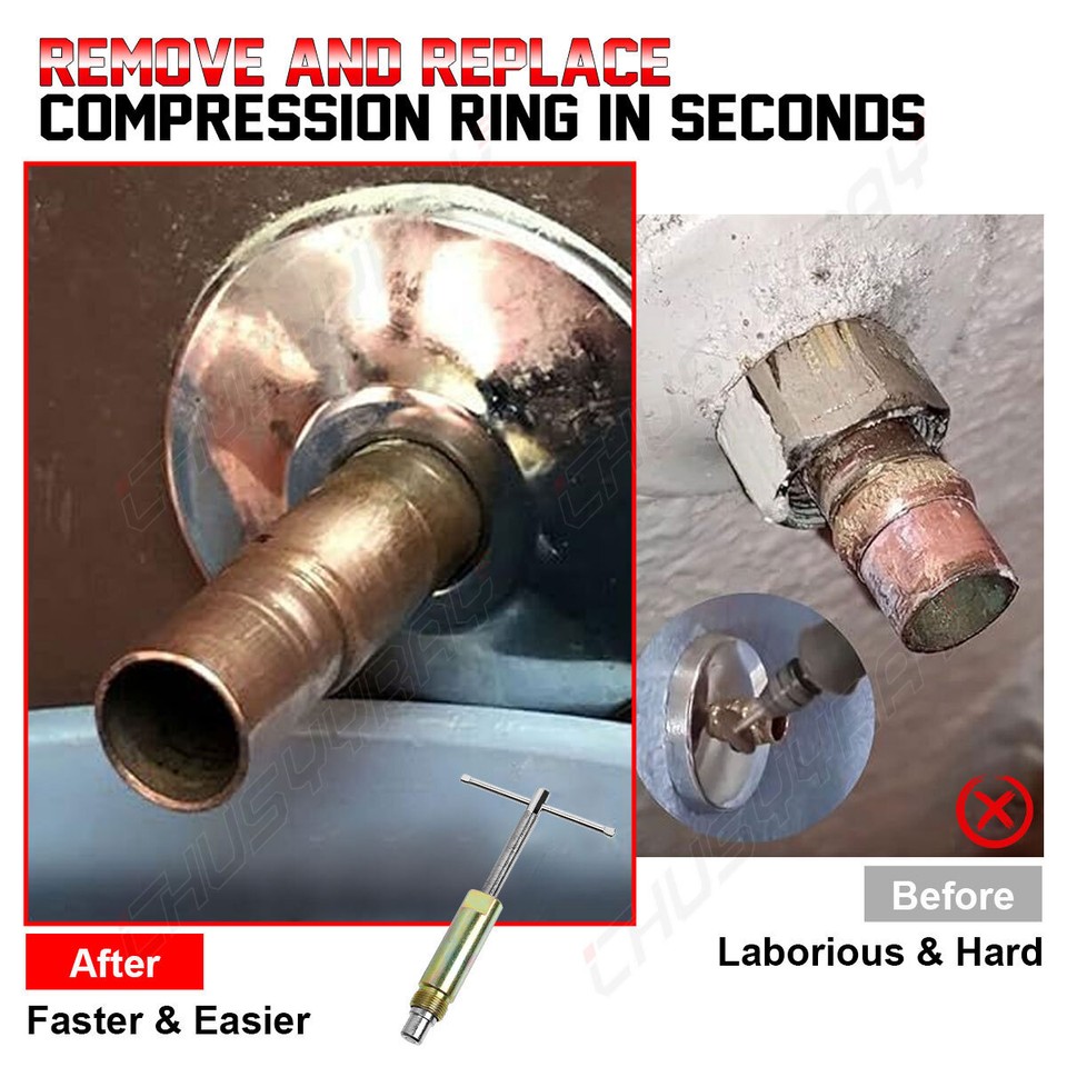 Plumbing Tools Compression Ring Removal Tool for Sleeve Puller Remover ...