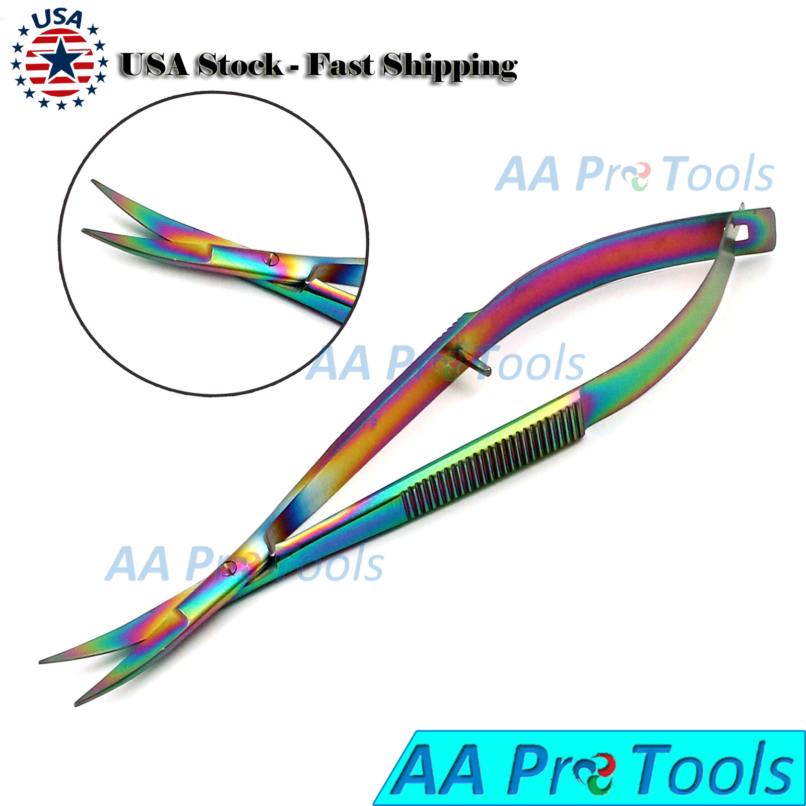 Embroidery Sewing Scissor 4.5" Curved Tip, Snips Thread Scissor ...