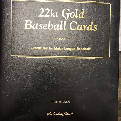 22k GOLD BASEBALL CARDS - Set Of 50 | eBay