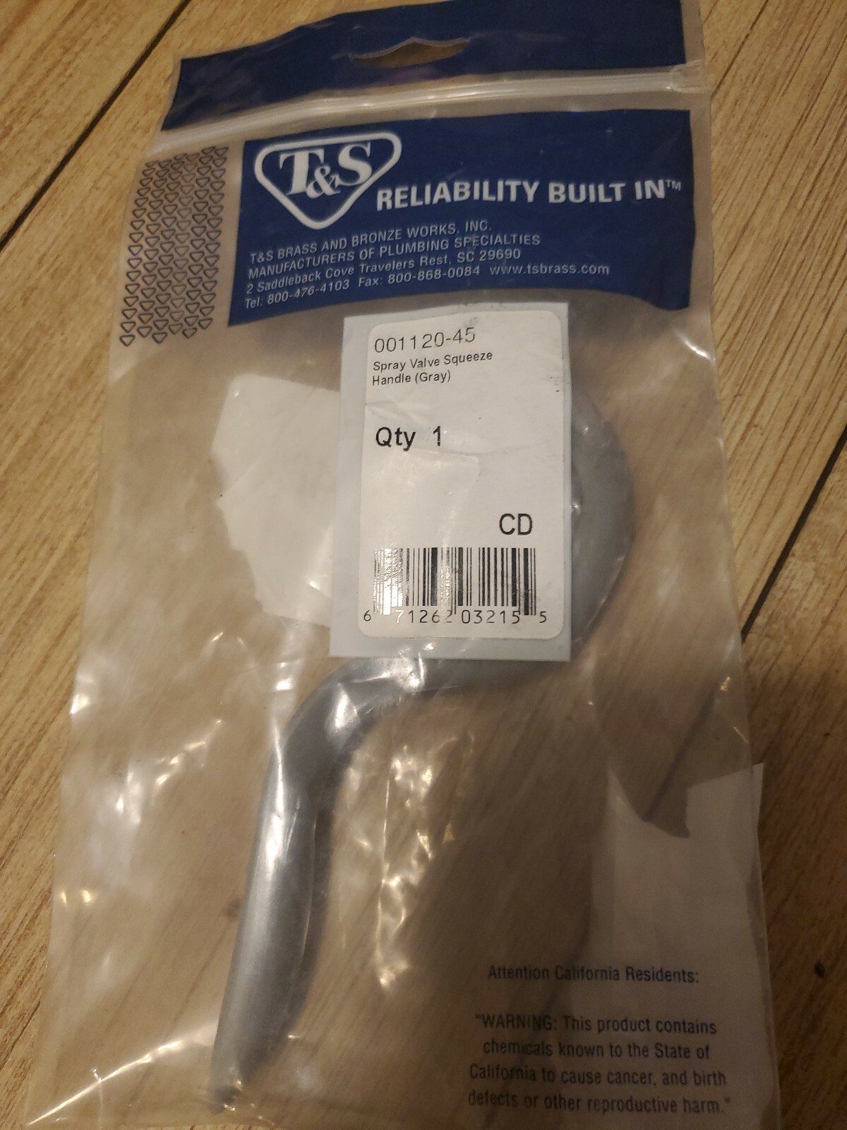 T&S Brass - 001120-45 - Gray Spray Valve Handle for sale online | eBay