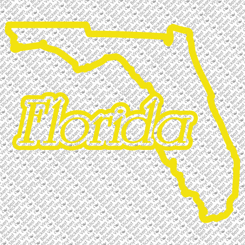 FLORIDA SUNSHINE STATE WINDOW VINYL DECAL STICKER (FL-01) | eBay