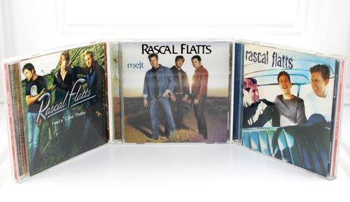 RASCAL FLATTS - LOT OF 3 COUNTRY CDS - MELT, FEELS LIKE TODAY AND SELF ...