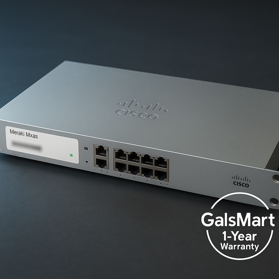 Cisco Meraki MX85-HW 1 Gbps 10x 1GB RJ-45 (1x PoE) 4x 1GB SFP Unclaimed ...
