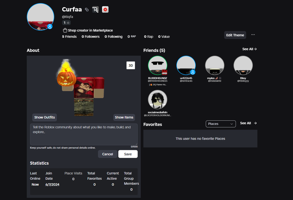 Roblox Headless Account!!! OGE (OG Email) | eBay